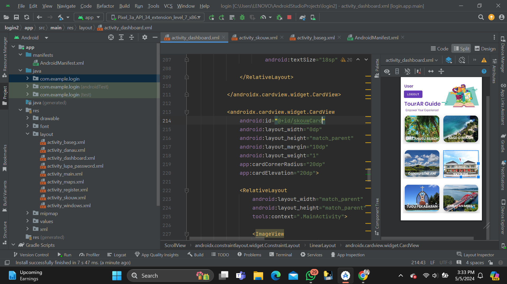 Theodorus's Portofolio website